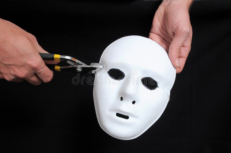 Hand and Mask stock photo. Image of home, house, black - 31950890