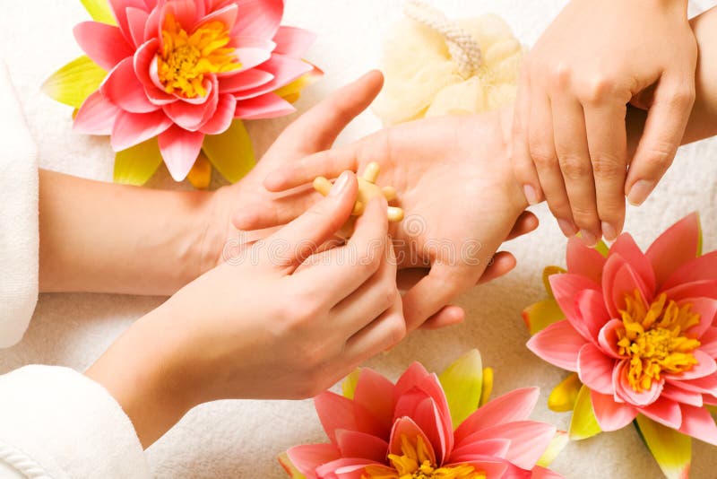 Hand Massage stock image. Image of relaxing, massaging - 6149023