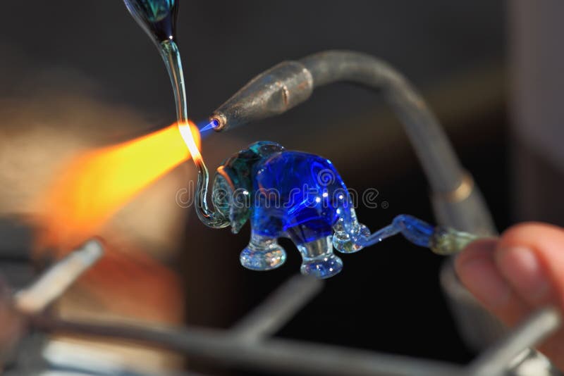 The Hand of Master and the Burner Flame Stock Image - Image of human ...