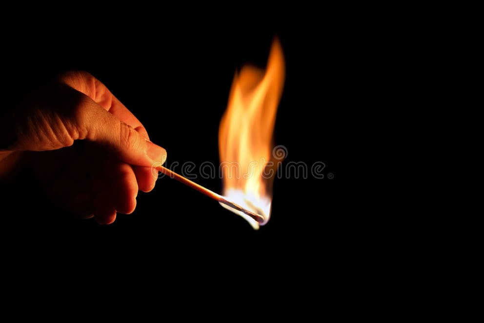 Hand with match stock image. Image of power, hand, energy - 27502205