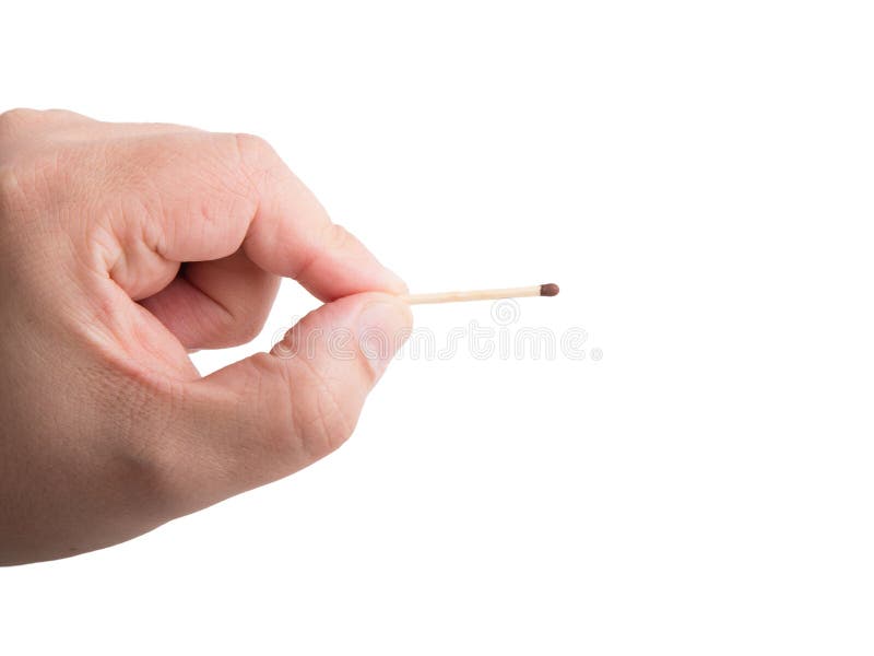 Hand with a match stock image. Image of bright, heat - 15887603