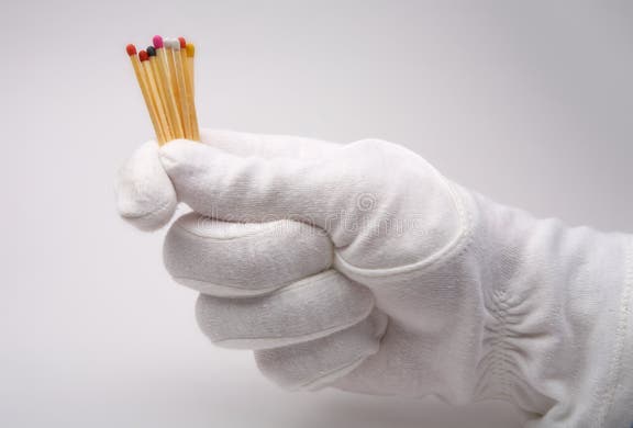 Hand and matches stock image. Image of random, competition - 14415635