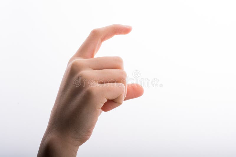 Hand measuring stock image. Image of idea, white, female - 123671605