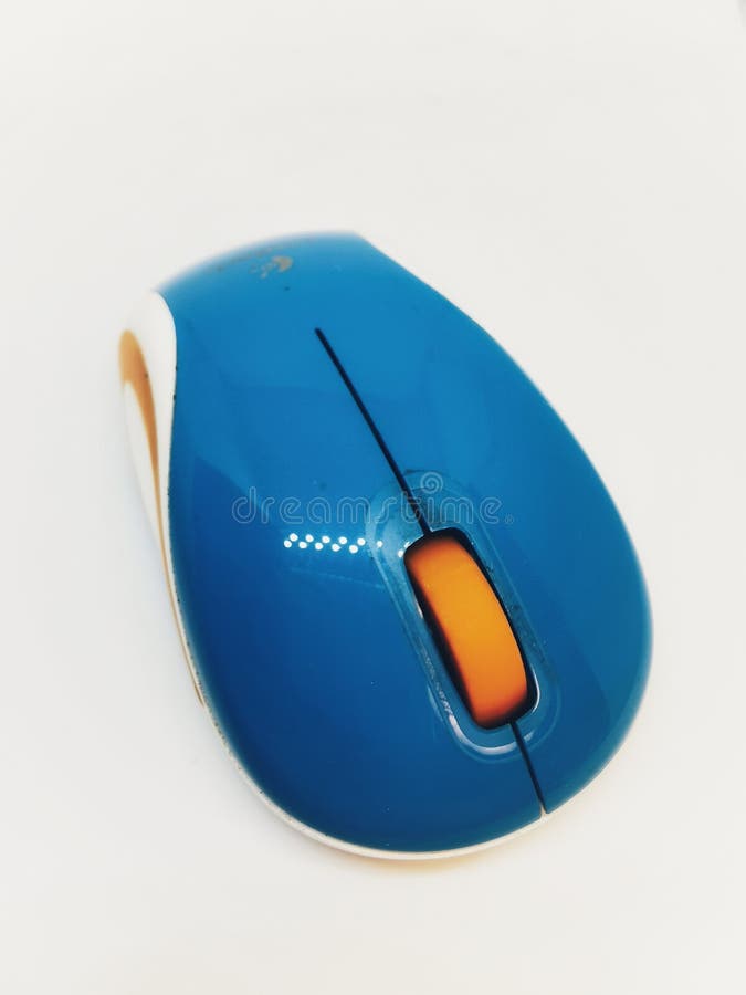 Wireless Wi-Fi Mouse Computer Laptop Project Work Office Stock Photo ...