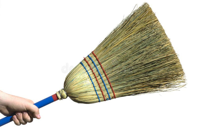 De bezem van de hand stock foto. Afbeelding bestaande uit macro - 12278922