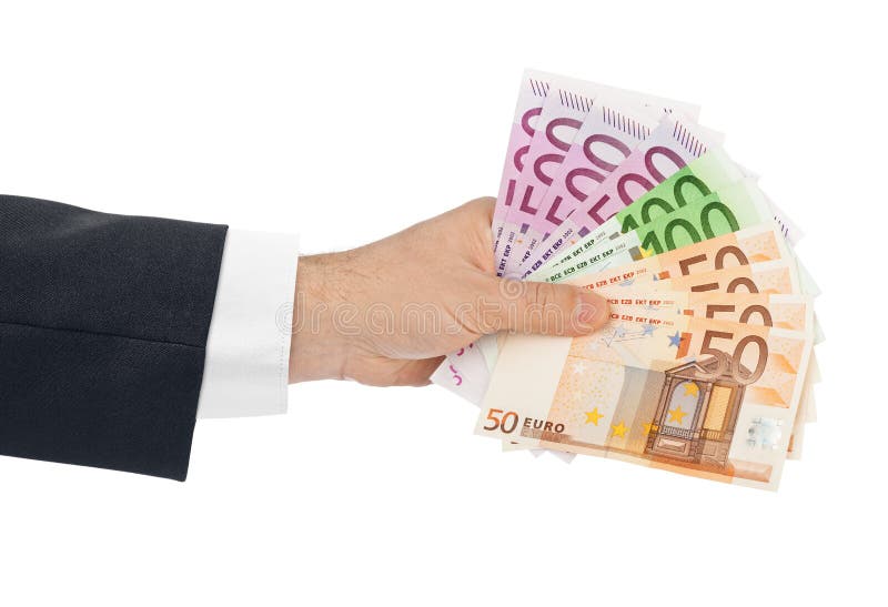 Hand met geld stock afbeelding. Image of geld, achtergrond - 5762269
