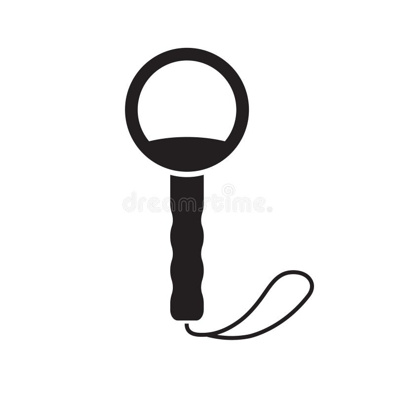 Hand metal detector icon stock vector. Illustration of equipment ...