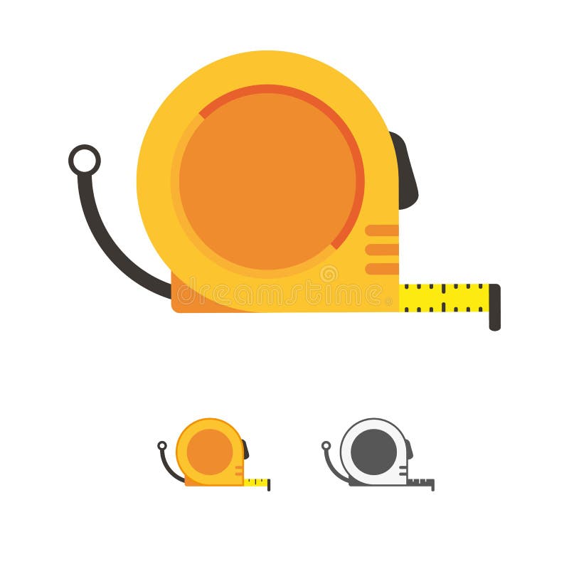 Hand Meter Tool icon stock vector. Illustration of reconstruction ...