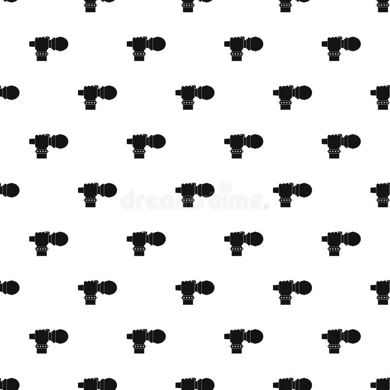 Hand Microphone Pattern Vector Stock Vector - Illustration of repeating ...