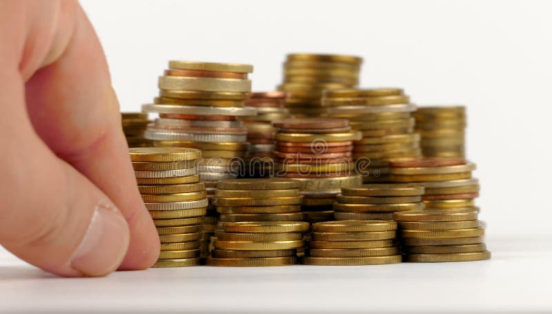 Hand Mimic Numbers Isolated on White Background Stock Photo - Image of ...