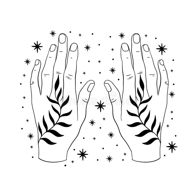 Magic sketch stock vector. Illustration of wizard, sketch - 29310392