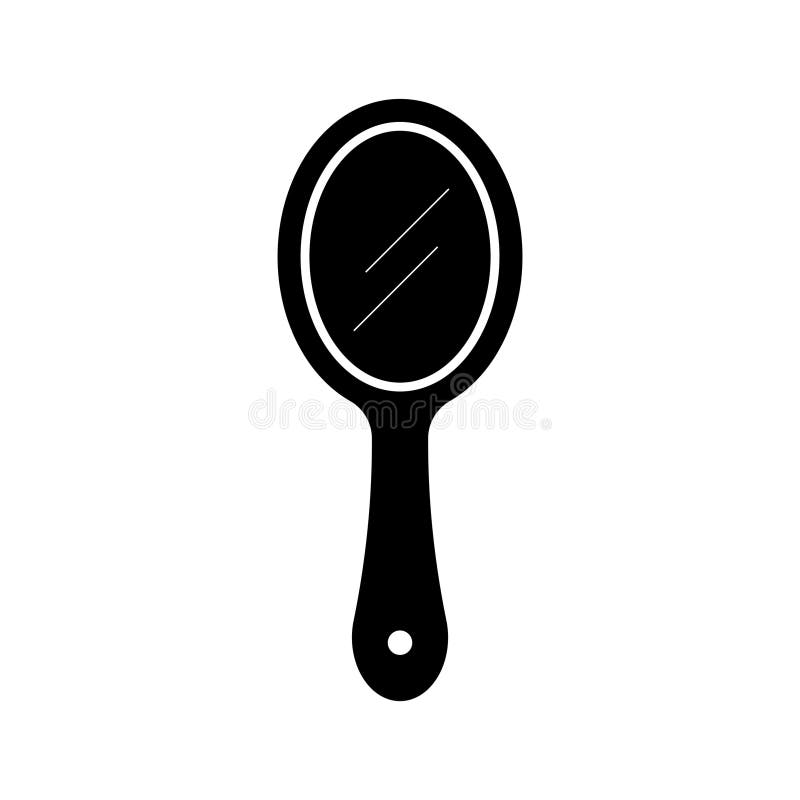 Hand mirror icon stock illustration. Illustration of frame - 324116194