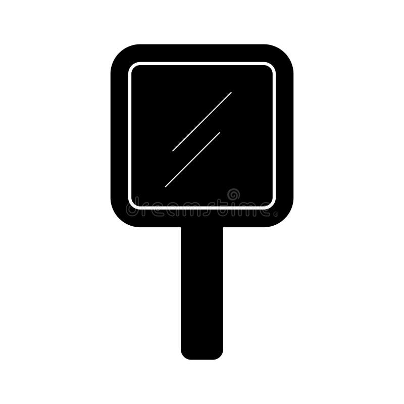 Hand mirror icon stock illustration. Illustration of icon - 324116195