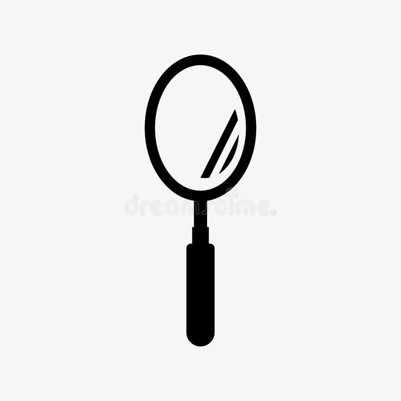 Hand Mirror Vector Icon. Fashion, Beauty Symbol Stock Vector ...