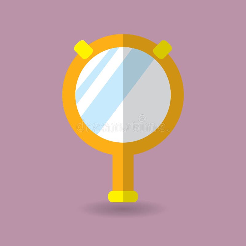 Hand Mirror. Vector Illustration Decorative Design Stock Vector ...