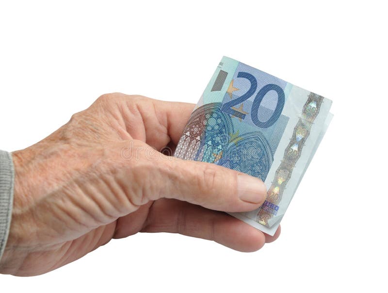 Hand mit Geld stockbild. Bild von bargeld, hand, ablage - 16980709