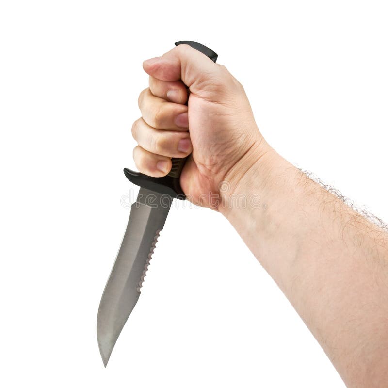 Verbrecher Mit Einem Messer Stockbild - Bild von kriminell, gefährlich ...