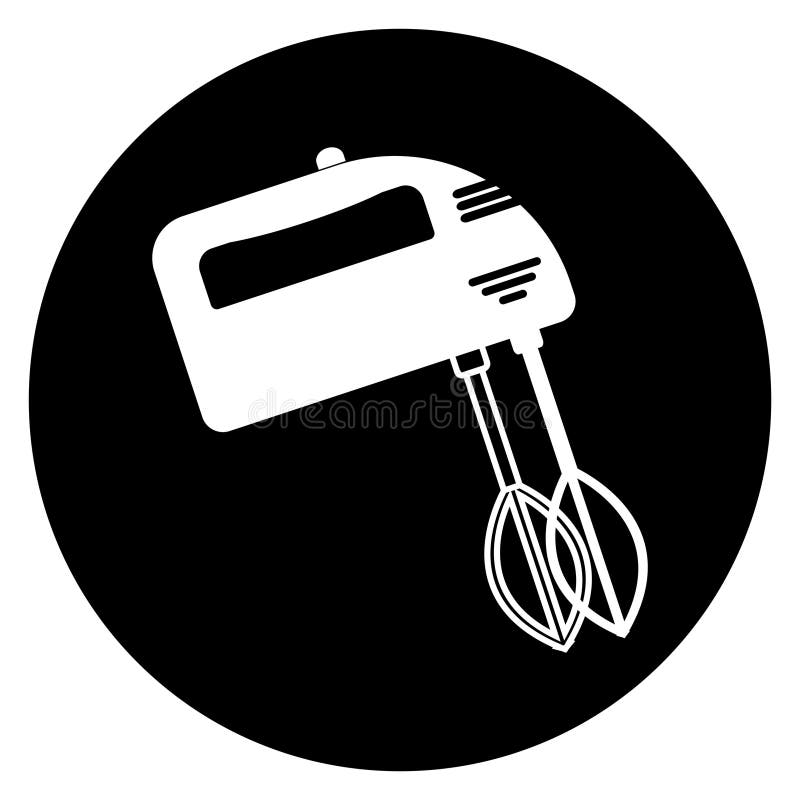 Hand mixer icon design stock vector. Illustration of electric - 333849640