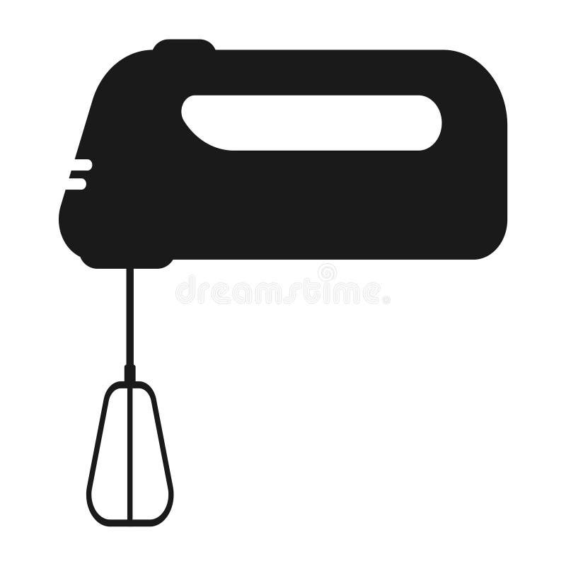 Hand mixer icon vector stock illustration. Illustration of website ...