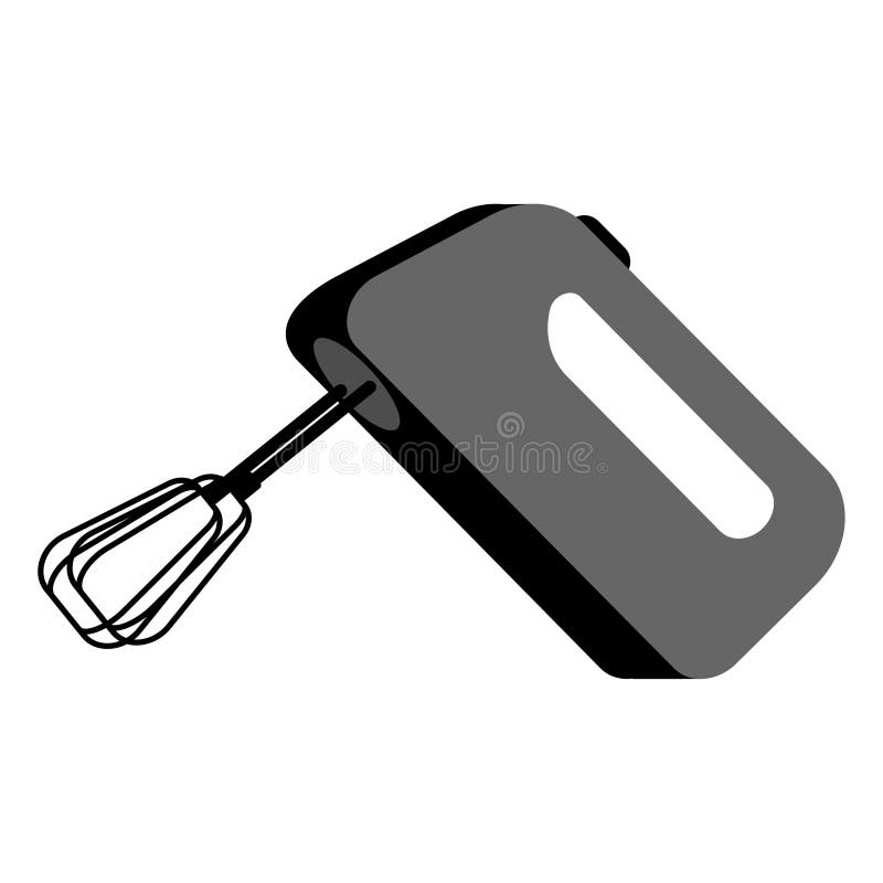 Hand mixer icon vector stock illustration. Illustration of machine ...