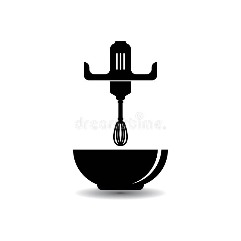 Hand Mixer Icon Vector Illustration Simple Design Stock Vector - Illustration of symbol, design ...