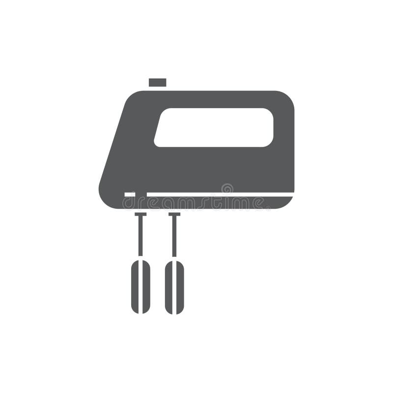 Hand mixer illustration. stock vector. Illustration of bake - 191492476