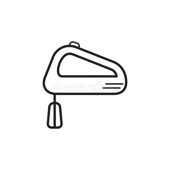 Hand Mixer. Vector Illustration Decorative Design Stock Vector ...