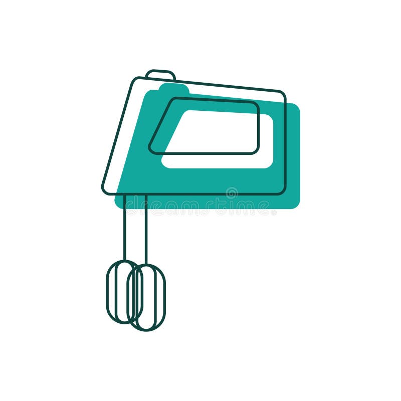 Hand Mixer. Vector Illustration Decorative Design Stock Vector ...