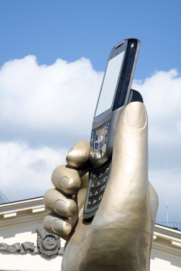 Hand With Mobile Phone Picture. Image: 2863240