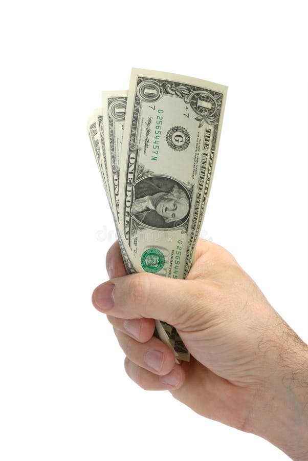 Hand with money stock photo. Image of rich, hand, lottery - 4503708