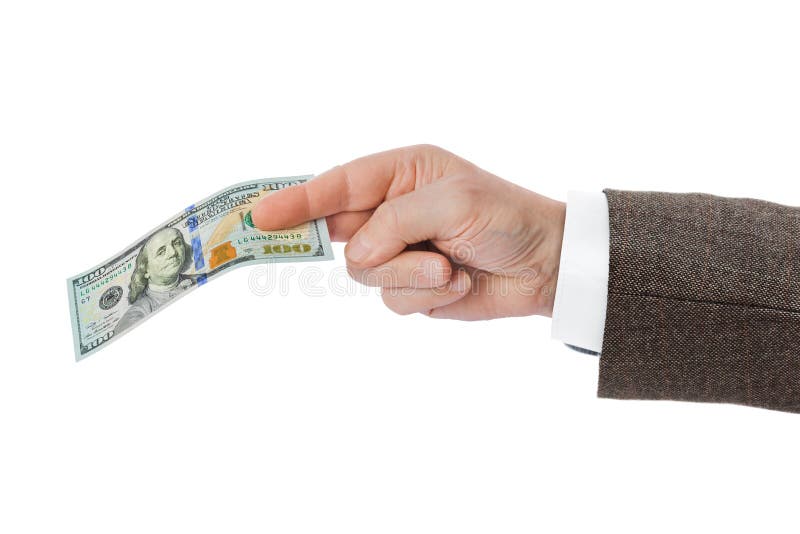 Hand with money stock image. Image of financial, investment - 165114331