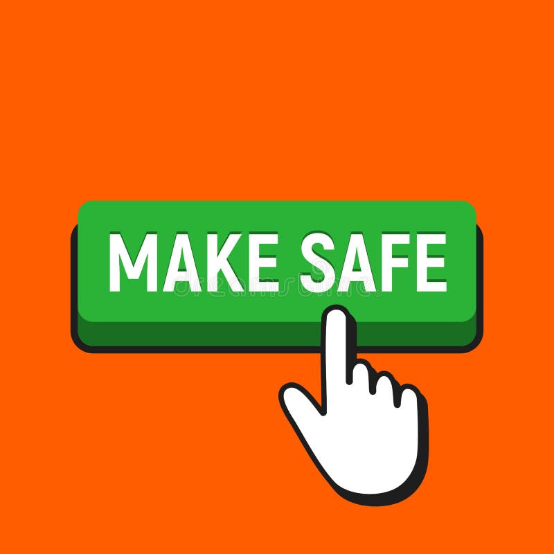 How To Make a Safe Workplace Sign Stock Vector - Illustration of clear ...