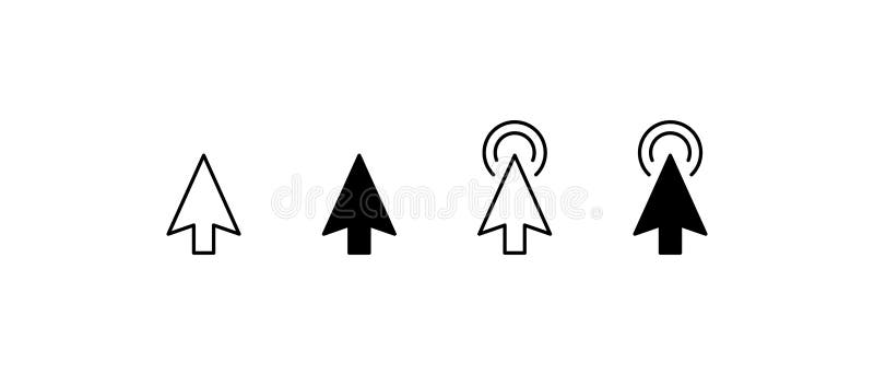 Hand Mouse Pointer Pictogram on Transparent Background. Finger Web ...