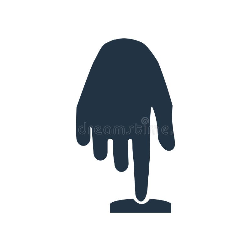 Hand Move Icon Vector Isolated on White Background, Hand Move Sign ...