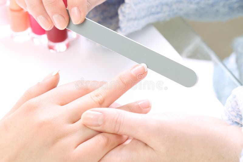 Hand nails manicure stock image. Image of manicure, care - 17753959