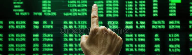 Hand Navigating Green Screen Data Visualization, Interactive Technology ...