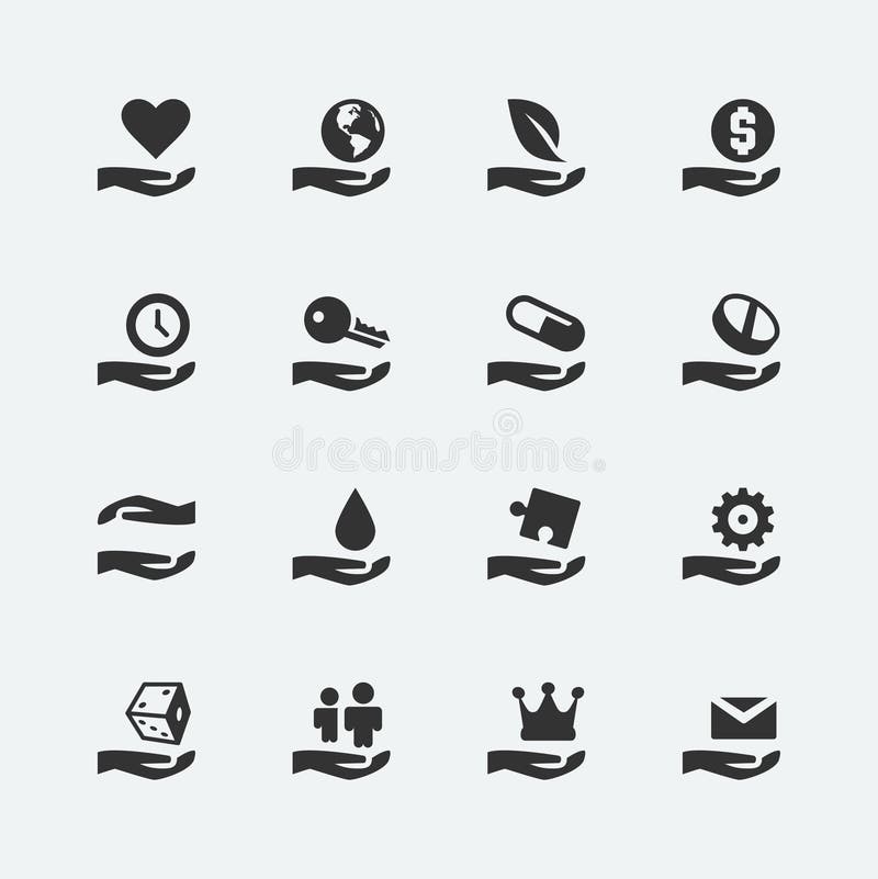 D4, D6, D8, D10, D12, and D20 Dice Icons with Hidden Lines in Outline ...