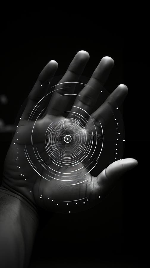 A Hand Offering a Symbol of Unity or Connection Stock Photo - Image of ...