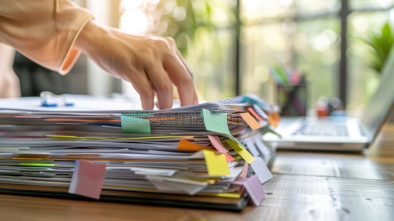 108 Hand Sorting Files Ai Generated Stock Photos - Free & Royalty-Free ...