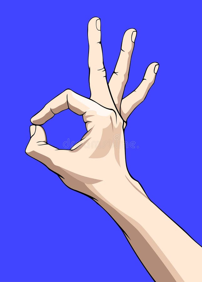 Okay Hand Sign Stock Illustrations – 12,908 Okay Hand Sign Stock ...