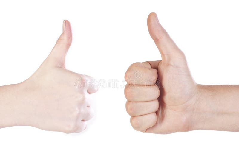 Thumb up gesture OK stock image. Image of black, agreement - 5923007