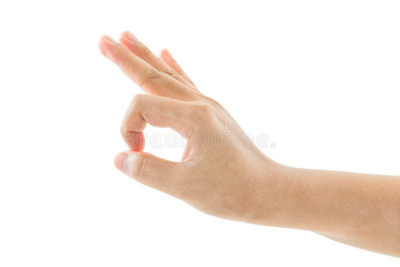 Hand OK sign stock image. Image of concept, decisions - 80052909