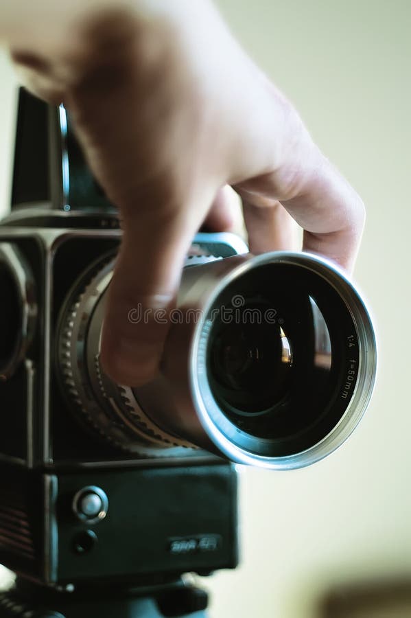 Vintage Camera, Black and White Stock Image - Image of travel ...