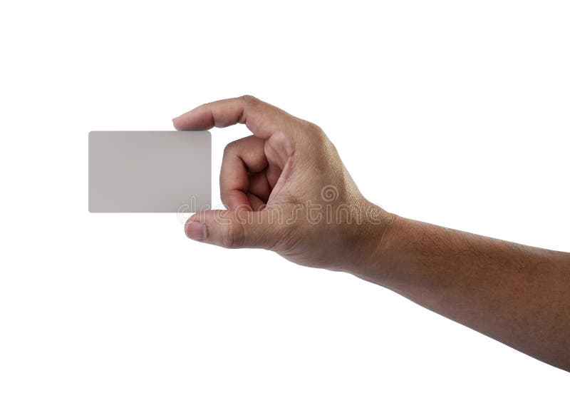 Hand of Old Man Holding White Mini Paper Stock Image - Image of flyer ...