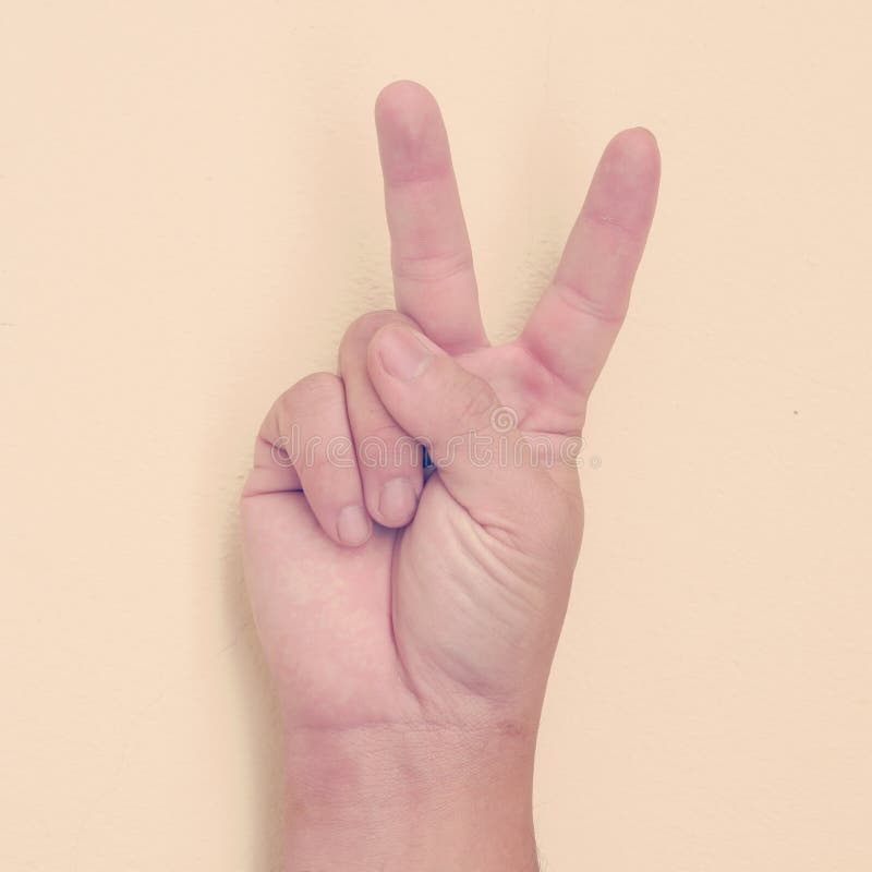 Hand stock photo. Image of sign, hand, retro, vintage - 44214682