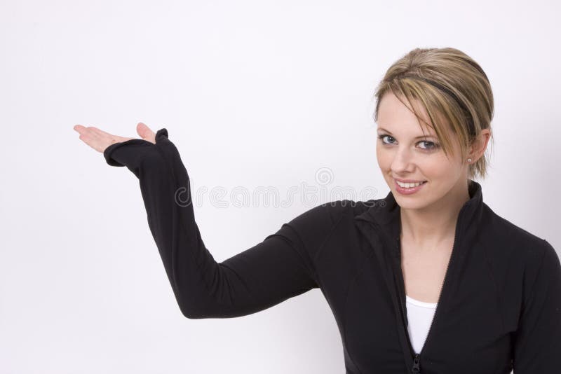 Hand omhoog stock foto. Image of vertrouwen, schoonheid - 4882664