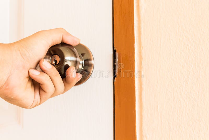Hand open door knob stock photo. Image of doorknob, closed - 51264706