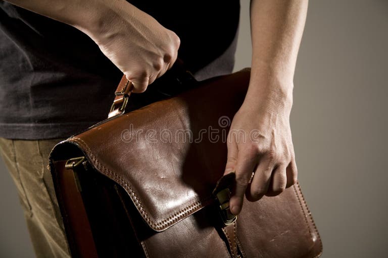 Hand opening briefcase stock photo. Image of luggage, fingers - 4339106