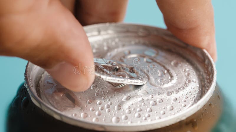 Hand opens can of beer stock photo. Image of celebration - 257272126