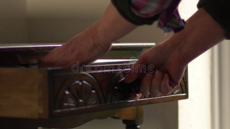 Hand Opens Drawer To Look for Items Stock Footage - Video of open, mess ...